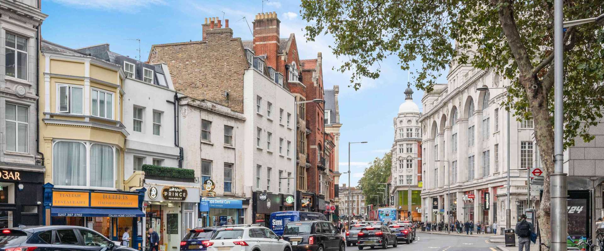 Elegant split level Kensington High St apartment with top floor terrace ...