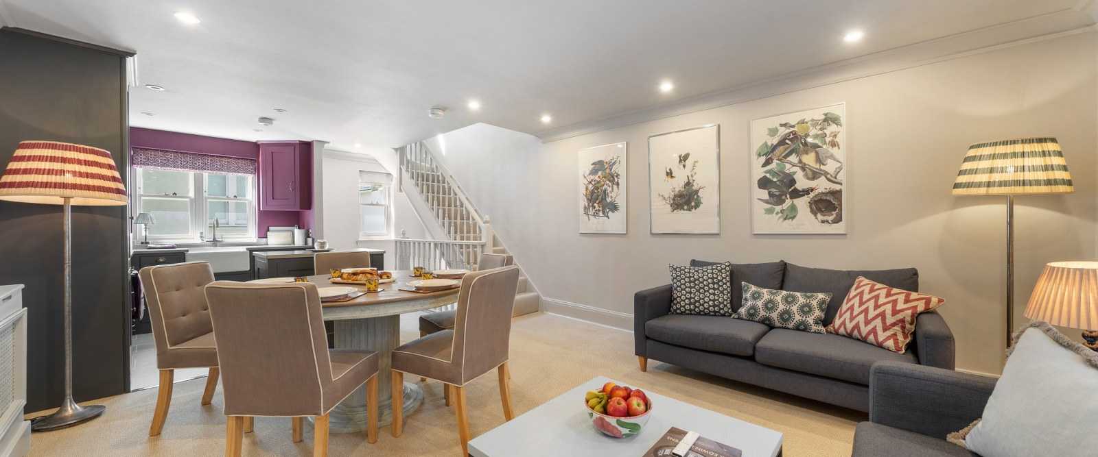 Modern 3-floor open plan townhouse with patio | A Place Like Home